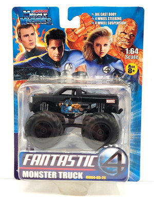 VINTAGE 2005 ACTION MUSCLE MACHINES - FANTASTIC 4 MONSTER TRUCK - M064 ...