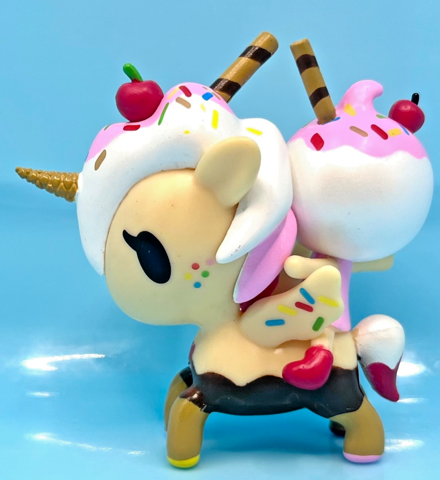 Tokidoki Unicorno & Friends Amareno & Sundae Ice Cream 3" PVC Toy ...