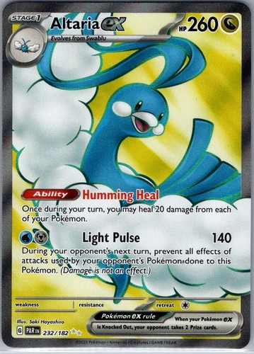 Altaria ex - 232/182 - Pokemon Paradox Rift Full Art Ultra Rare Card NM ...