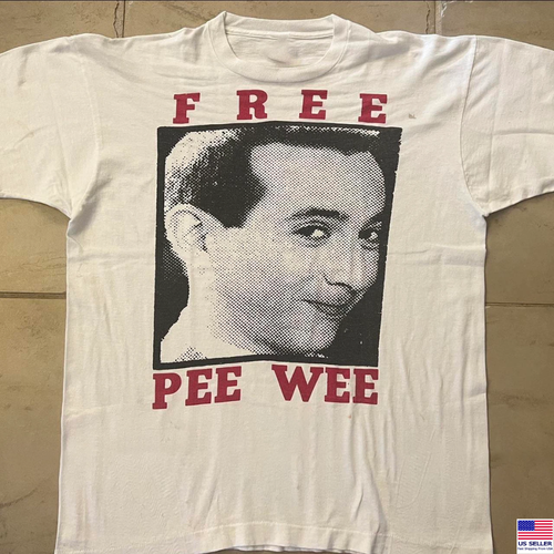 Pee Wee Herman Free Pee Wee White Unisex Shirt Adult Tee BL2.594 | eBay