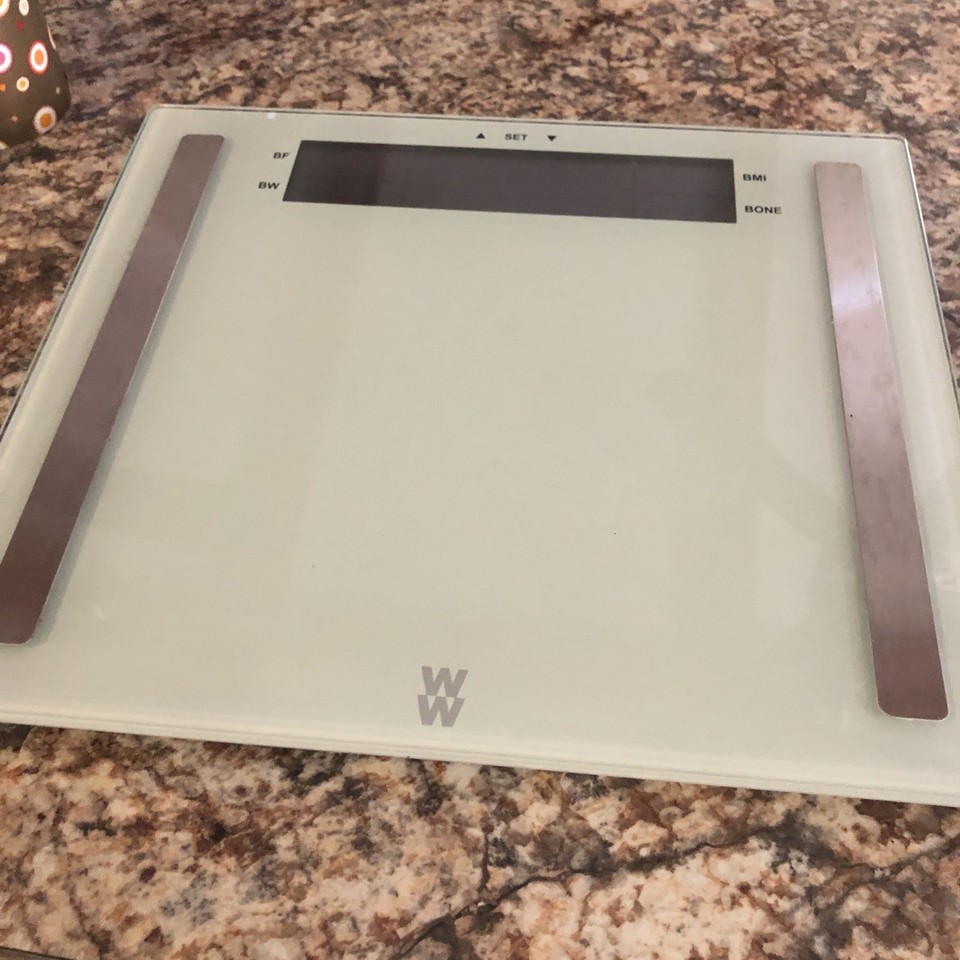 Conair Weight Watchers Body Analysis Scale Glass Top Body Fat Body ...