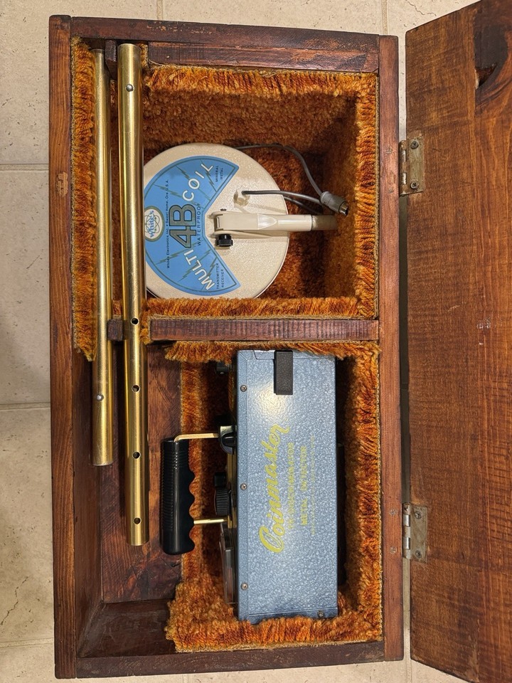 White's Vintage Coinmaster Mineral Metal Detector TR Discriminator ...