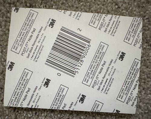 Vintage 1978 Garfield 3M Post It Sticky Note Pad, Unused | eBay