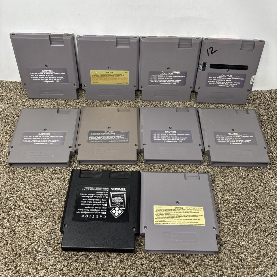 Nintendo NES Game Lot Of 10 Classic Retro Games Tested | eBay