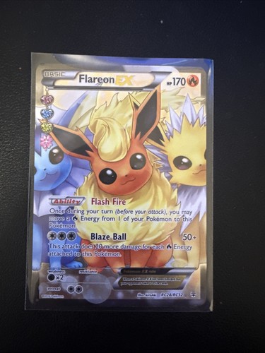 Flareon EX (Full Art) RC28-32 Generations: Radiant Collection Holo | eBay