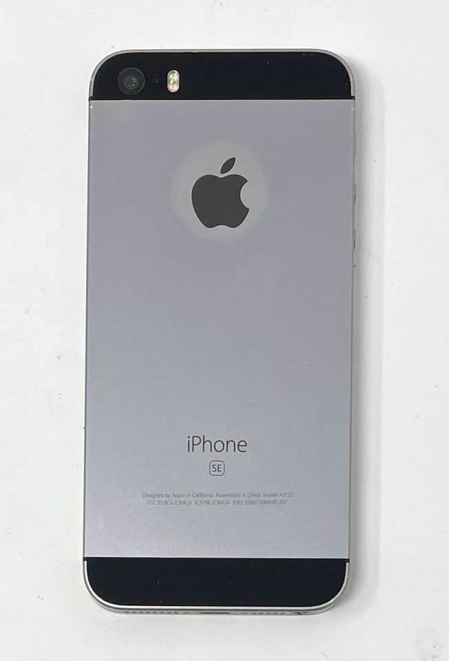 Apple iPhone SE 16GB Space Gray - A1723 - Battery 71% (Service ...