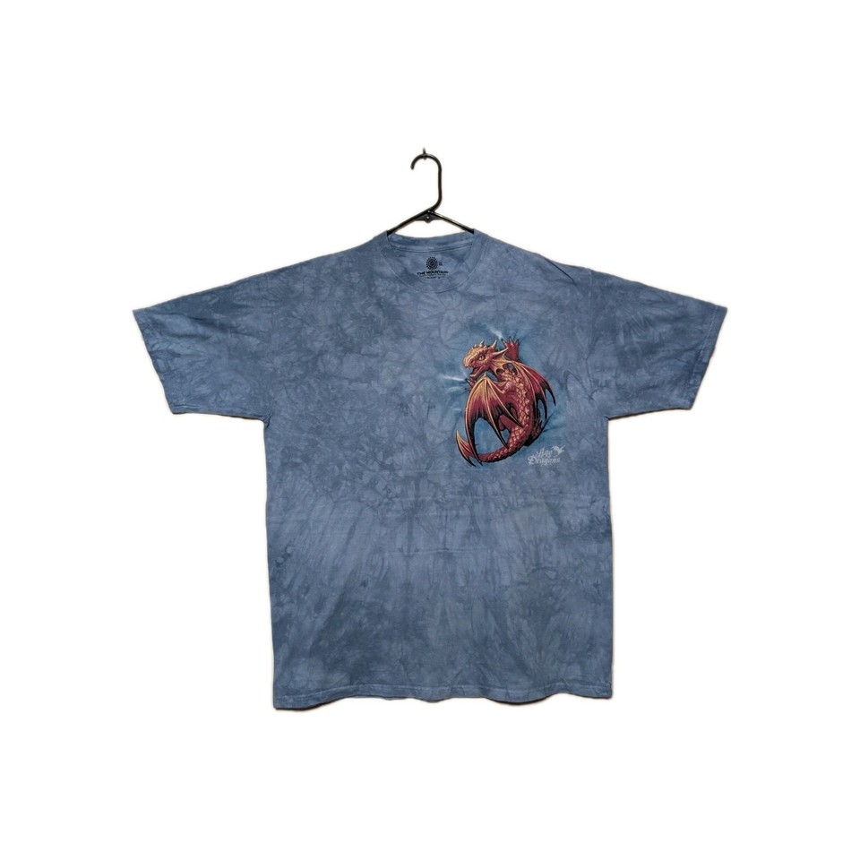 The Mountain Mens T-shirt Blue Age Of The Dragons New Logo 2XL #3812 | eBay