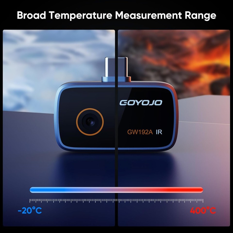 192X192 Thermal Imaging Camera for iPhone & Android IR Thermal Imager ...