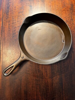 Wagner Ware Sidney "National" Size 8 (1358c) Cast Iron Skillet (Circa ...