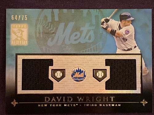 2010 David Wright JERSEY Topps Tribute Dual Relic 64/75 #TDR-DW | eBay