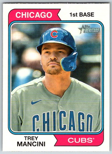 2023 TOPPS HERITAGE TREY MANCINI CHICAGO CUBS #131 | eBay