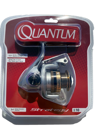 Quantum Strategy Spinning Reel, Size 10, 6 Ball Bearings (5 + Clutch ...