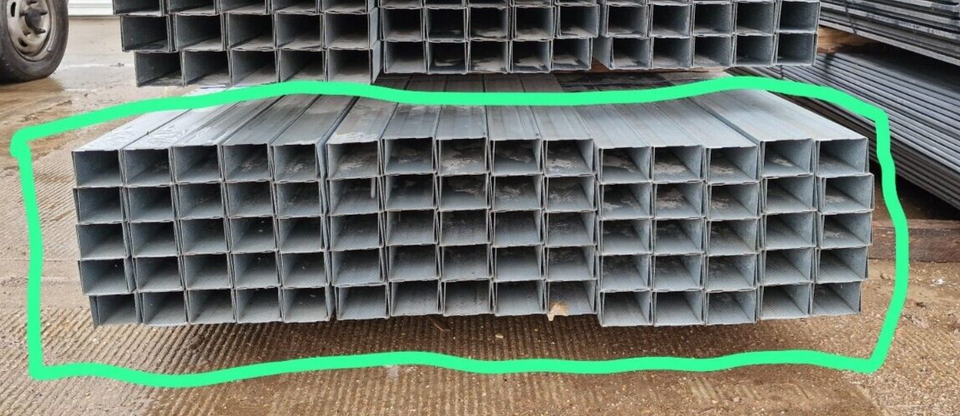 British Gypsum Gypframe 62 DC 60 Deep Flange Channel 3600mm Joblot of ...