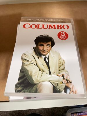 COLUMBO COMPLETE FOURTH SEASON BOX SET DVD. RARE. REGION 2 + 4. 2006 ...