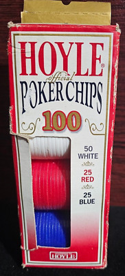 Vintage Bicycle & Hoyle Poker Chips Sets Of Red White Blue | eBay