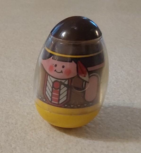 Vtg. HASBRO WEEBLE PLAY TOY 1974 Kids Retro Western Mini 1.5" T ~Won't ...