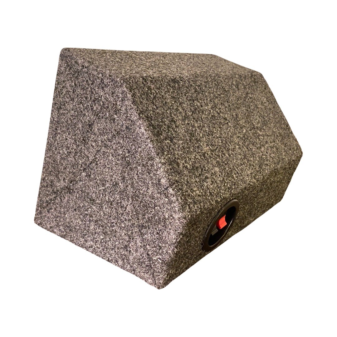 Single 6x9 Angle Wedge Sealed Speaker Box Enclosure- Gray 6.9” | eBay