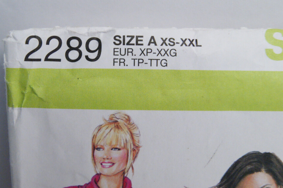 Simplicity SEWING Pattern Misses XXL Loose Fitting Tunic Knit Pants ...