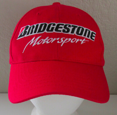 Bridgestone Firestone Motorsport Red Adjustable Snapback Baseball Hat ...