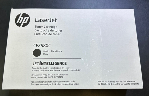 HP CF258XC 58X Black High Yield Toner Cartridge | eBay