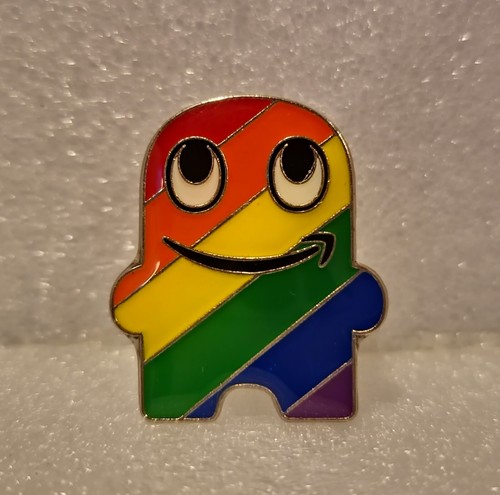 Amazon rainbow glamazon pride Peccy pin warehouse swag | eBay