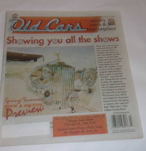OLD CARS MAGAZINE February 13, 1997, No 7, Back Issue | eBay