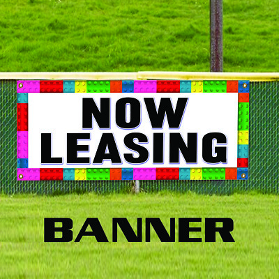 Now Leasing Vinyl Banner Dealership Realtor Office Apartment ...