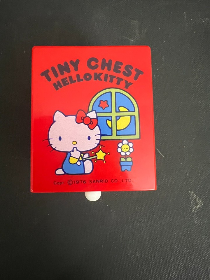 Sanrio Vintage 1976 Hello Kitty Chest Drawer storage or Jewelry box | eBay