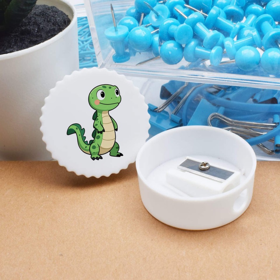 'Cute Cartoon Lizard' Compact Pencil Sharpener (PS00053697) | eBay UK