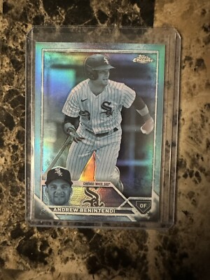 2023 Topps Chrome Update Andrew Benintendi Frozen Fractor SSP 1/5 First ...