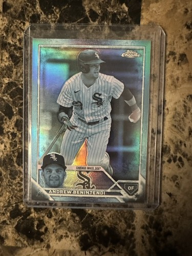 2023 Topps Chrome Update Andrew Benintendi Frozen Fractor SSP 1/5 First ...