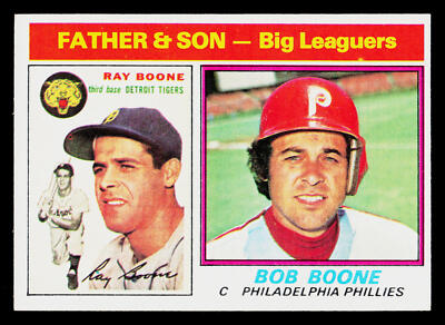 1976 Topps Baseball Card #67 Ray Boone Bob Boone | eBay