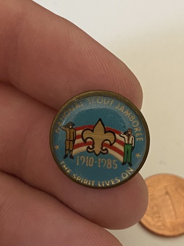 Vintage Diamond Jubilee 75th Anniversary BSA Lapel Pin HAT PIN Pushback ...