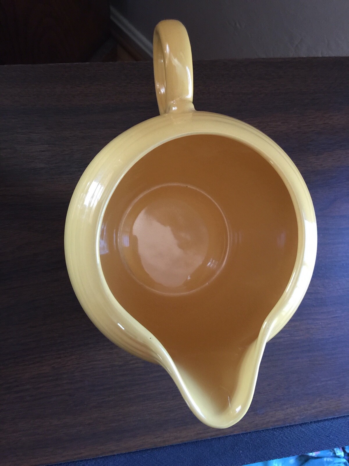 Vintage Fiestaware 2 Pint Yellow Water Jug Excellent! | eBay