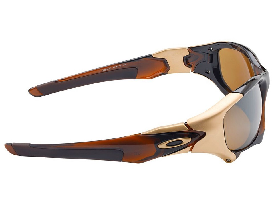 Oakley Pit Boss II Polarized Sunglasses OO9215-03 Rootbeer/Tungsten ...
