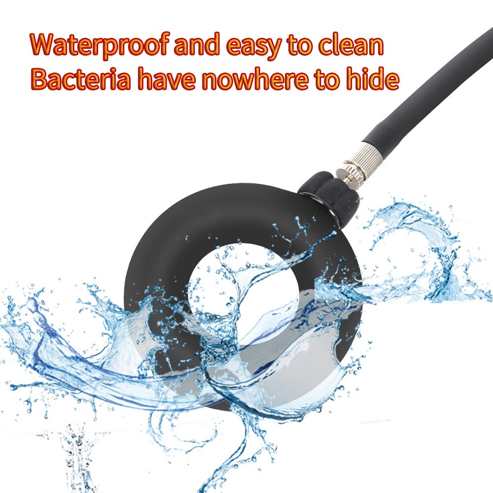 Inflatable Cock Ring Penis Expender Ball Stretcher with Pump ...