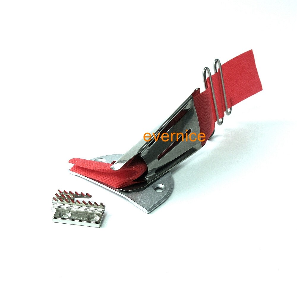 CLEAN FINISH BINDER+NEEDLE PLATE+FEEDER for 1-NEEDLE INDUSTRIAL SEWING ...