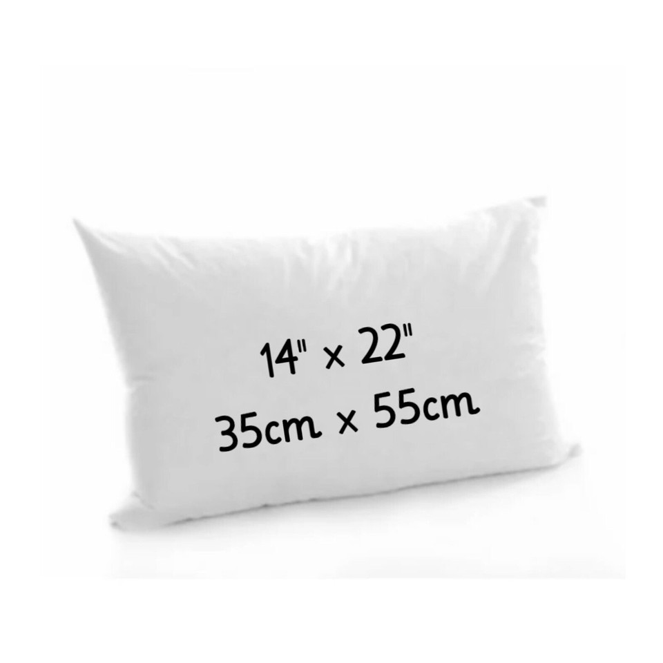 Oblong Rectangular Cushion Pads Inserts Inners Extra Filled Hollowfibre ...