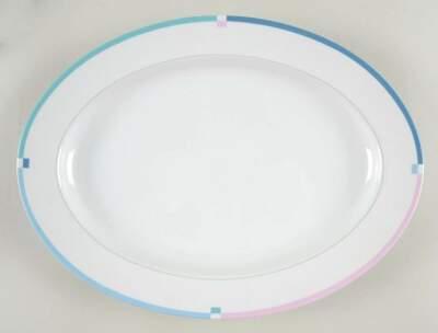 Mikasa Jet Set 14" Oval Serving Platter - L5543 ~ Vintage RARE & HTF | eBay