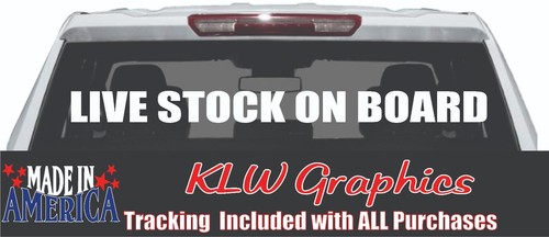 Live Stock Decal Sticker Truck Trailer Farm Animals Cow Dairy Rance ...