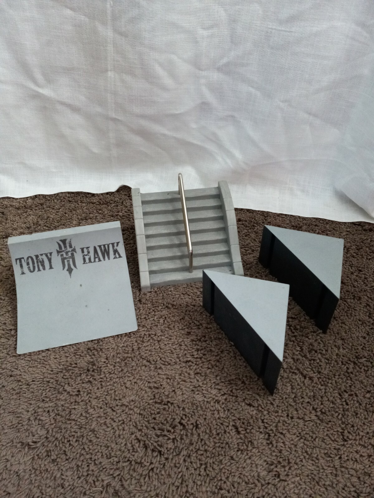 Tech Deck Finger Skateboard Ramps Rail and Stairs Skate Park Lot Tony ...