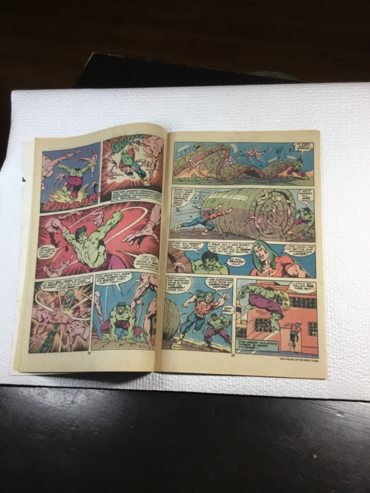 Vintage Comic Book Incredible Hulk 225 Marvel Comics 1978 Great Cover ...