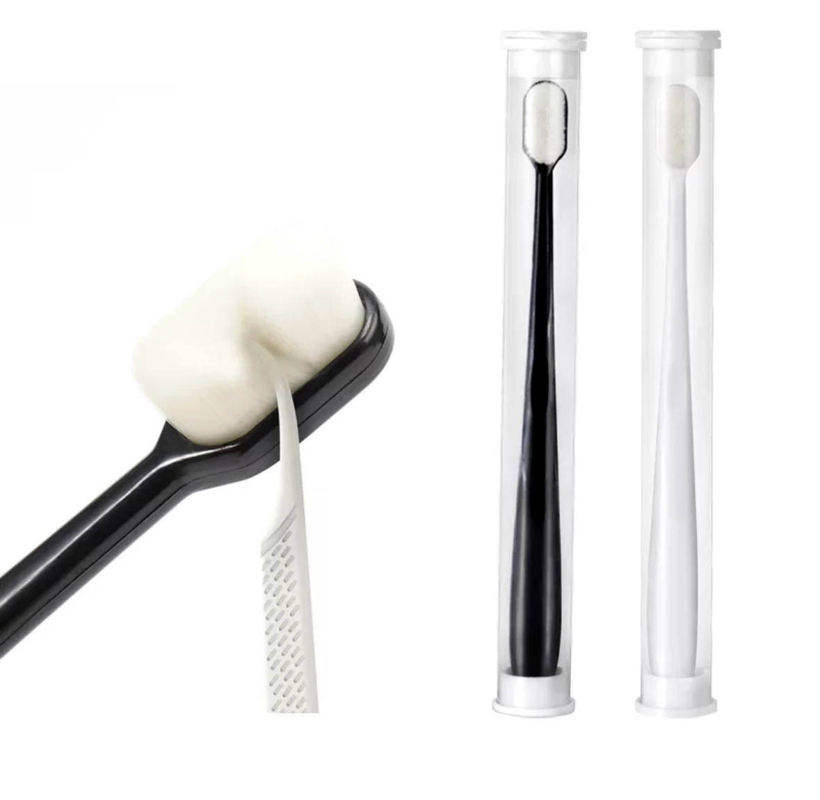 New household soft bristled toothbrush specifically designed for gum ...