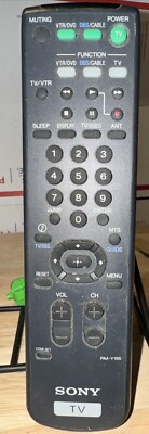 GENUINE ORIGINAL Sony RM-Y165 Trinitron Remote for RM-Y167 RM-Y165 RM ...