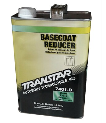 Transtar Basecoat Reducer Cool Temp (1 Gallon) 7401-D | eBay