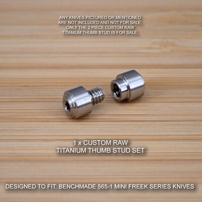 Benchmade 565-1 Mini Freek 2pc Custom Titanium Torx Thumb Stud Set ...