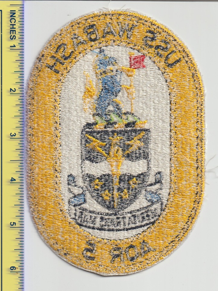 US Navy Ship Patch USS Wabash AOR-5 | eBay Australia