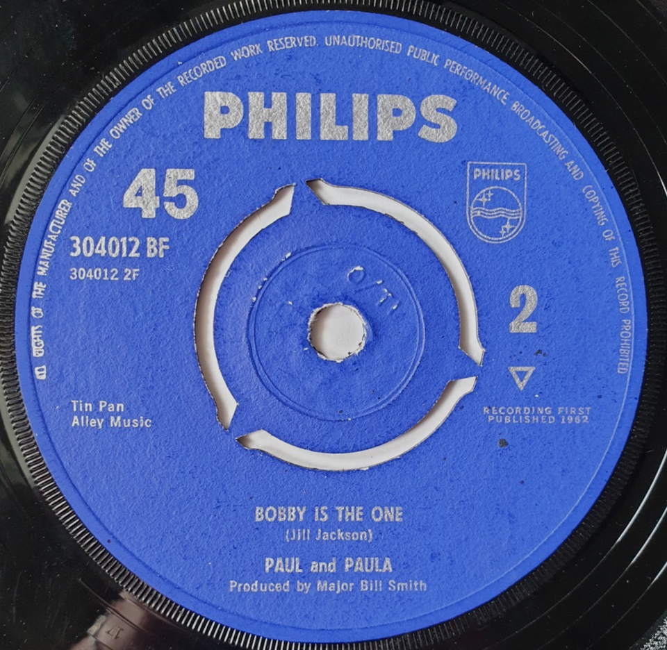 PAUL & PAULA - HEY PAULA - ORIGINAL 1963 UK 1st PRESS 7" VINYL SINGLE ...