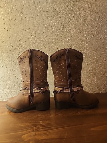Roper Brand Little Kids Youth Size 6 M Brown Cowboy Western Boots | eBay
