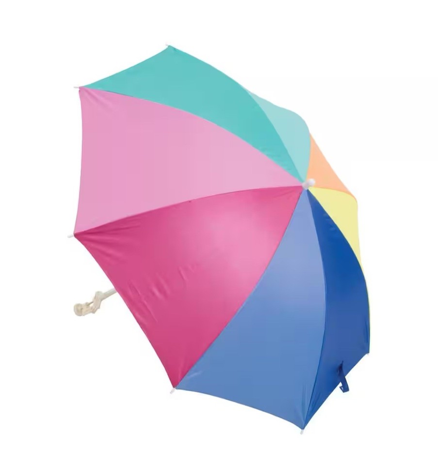 NEW Colorful Clamp-On Chair Umbrella – Adjustable 50+ UPF Outdoor Sun ...